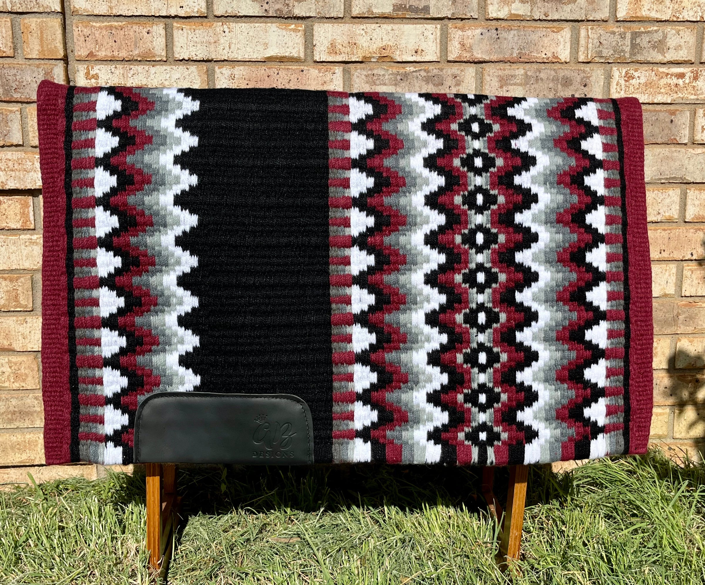 Handmade showpad - Western showpad Blanket - wool showpad - www ...